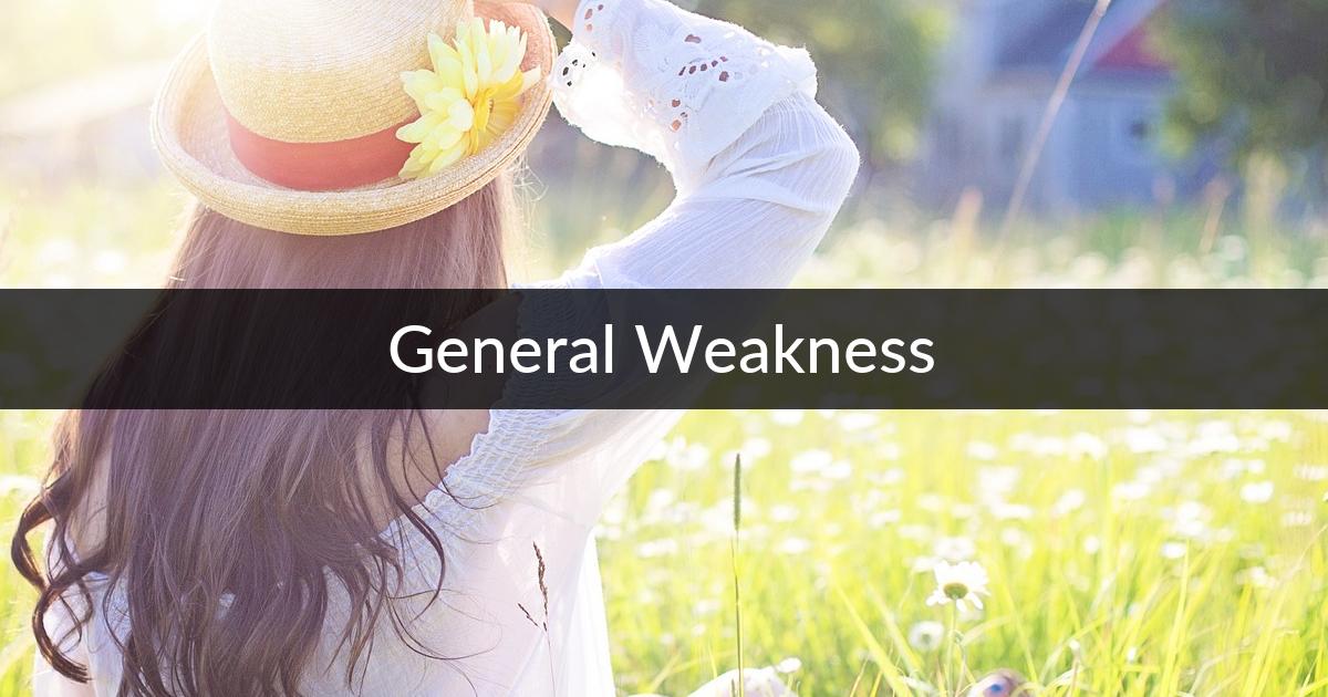 General Weakness - Digital Naturopath